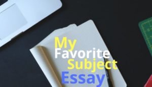My Favorite Subject Essay In English | Essay on My Favorite Subject ...