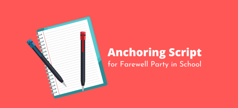 Anchoring Script for Farewell Party in School - My Study Town