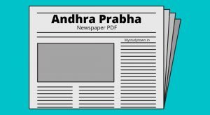 Andhra Prabha epaper PDF Free Download - My Study Town
